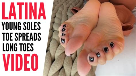 Latina Show Her Soft Wrinkled Soles Whit Toe Spreads Preview Youtube