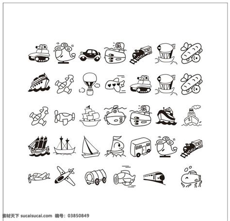 卡通简笔画素材图片下载 素材编号03850849 素材天下图库