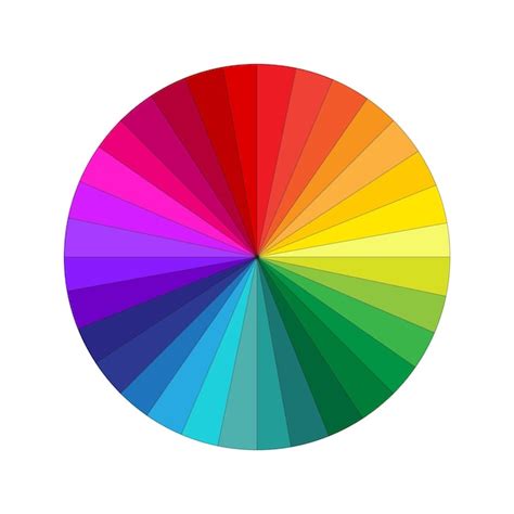Premium Vector Color Wheel Vector Bright Gradient Circle Vibrant