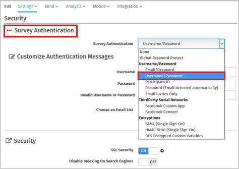 Autenticaci N De Nombre De Usuario Y Contrase A Questionpro Centro De Ayuda