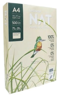 Resma Ledesma Nat A4 75g 210 X 297 Mm 500 Hojas
