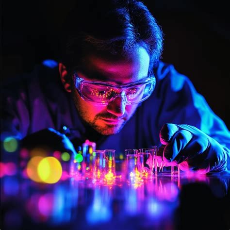 A Chemist Analyzing The Electronic Structure Of Coordination Compounds Using Uvvis Spectroscopy