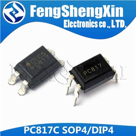 100pcs Lot Pc817c Dip4 Sop4 Pc817 C Dip Sop Pc817 C Dp817c El817c Sop 4 Dip 4 Optocoupler
