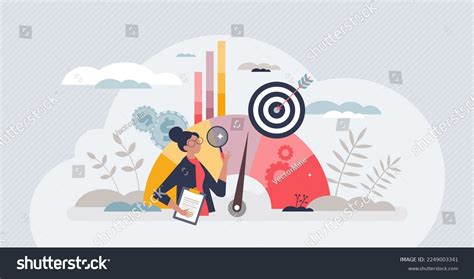 key performance indicator kpi business success stock vector royalty