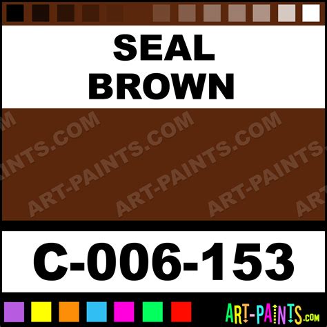 Seal Brown Stains Ceramic Porcelain Paints C 006 153 Seal Brown Paint Seal Brown Color