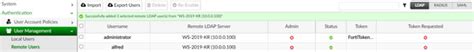 Troubleshooting Tip Unable To Import Remote Ldap Fortinet Community