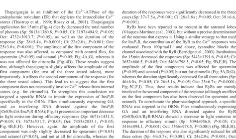 Odor Induced Ca 2 Response Within The Orns Is Correlated With The