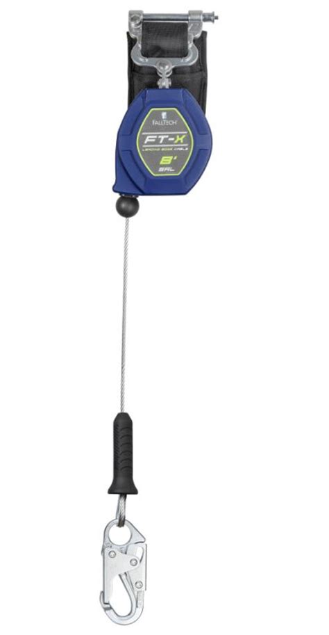 Falltech 8 Ft X Edgecore Class 2 Le Cable Leading Edge Personal Srl Single Leg With Steel Snap