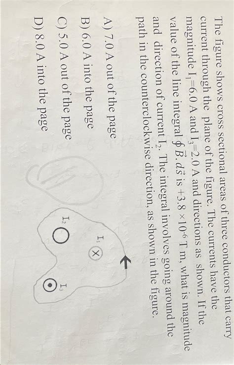 Solved The Figure Shows Cross Sectional Areas Of Three