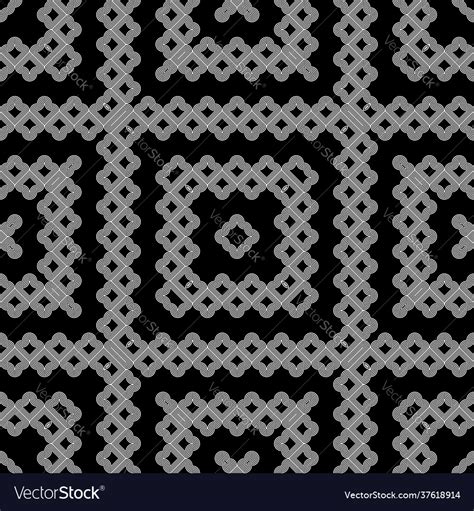Design Seamless Monochrome Pattern Royalty Free Vector Image