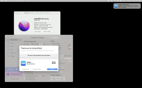 Launching CDock Causes Removal Of Desktop Image MacOS Dock And Gray Coloring Of MacOS Menu Bar