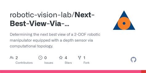 GitHub Robotic Vision Lab Next Best View Via Topological Features Determining The Next Best
