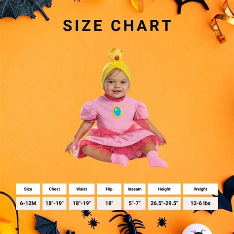 Super Mario Princess Peach Infant Costume Free Shipping