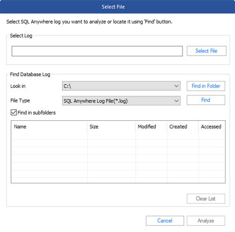 Stellar Log Analyzer For Sql Anywhere 2 Windows Standard En Select Or