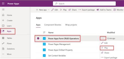 Crud Operations Using Power Apps Enjoy Sharepoint