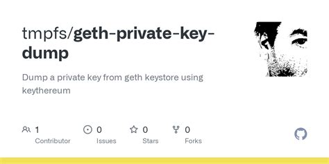 Github Tmpfsgeth Private Key Dump Dump A Private Key From Geth