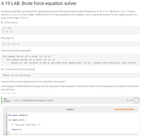 Answered Brute Force Equation Solver Bartleby