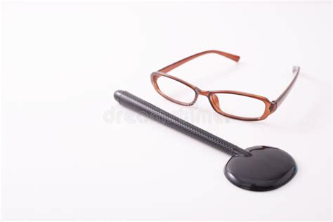 Occluder With Glasses Stock Image Image Of Instruments 58612307