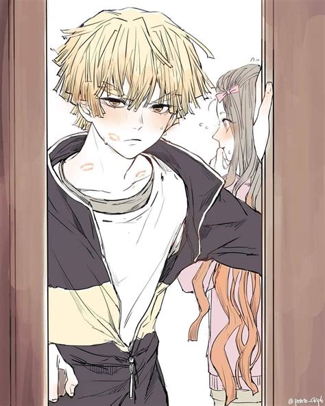 Zenitsu And Nezuko Kiss Pic Pin On Demon Slayer Delete You Must Be