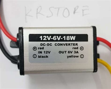 Jual Step Down Dc 12v Ke 6v 3a Konversi Volt Penurun Volt Dc Waterproof 12v 5v Di Seller Shin