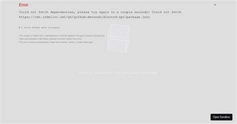 Discord Rpc Examples CodeSandbox