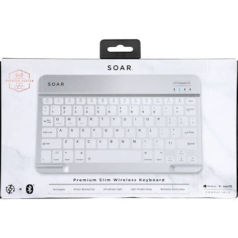 Soar Premium Slim Wireless Keyboard Silver Shop Keyboards And Mice At Soar Premium Slim Wireless Keyboard Silver Shop Keyboards And Mice At