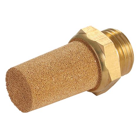 1 4 Bspp Male Silencer Medium Brass Silencer Valve Accessories