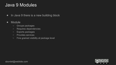 Java 9 Part 2 Jigsaw Modules Ppt