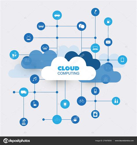 Cloud Computing Networks Concept Design Vector Illustration Stock Vector Image By ©bagotaj