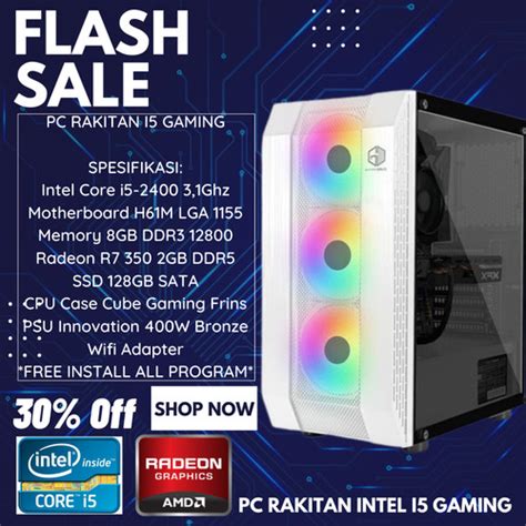Jual Pc Rakitan Gaming I Murah Ram Gb Ssd Gb Vga R Gb Ddr Gb Gb Kota