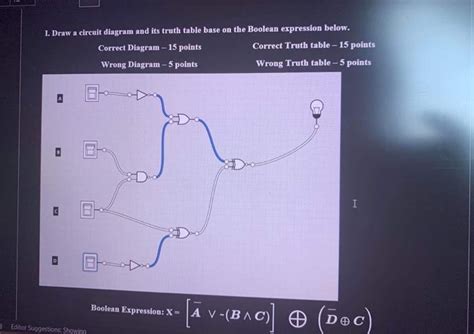 Draw Circuit Diagram From Truth Table Construct A Truth Tabl
