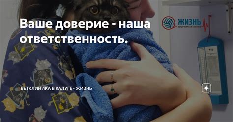 Ваше доверие наша ответственность Ветклиника в Калуге Жизнь Дзен