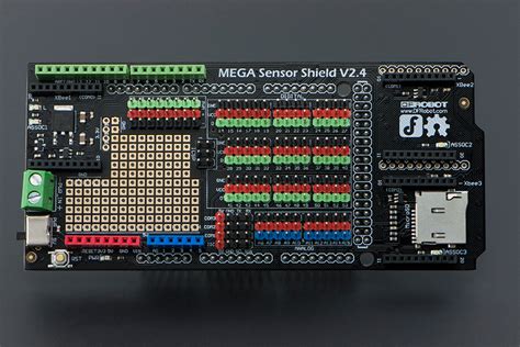 Dfrobot Arduino Mega 專用感測器擴展板 含 Xbee 藍芽串口 Sd卡座 台灣智能感測科技