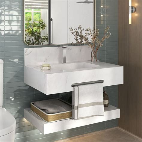 Bancada Porcelanato Banheiro Calacata Casas Bahia