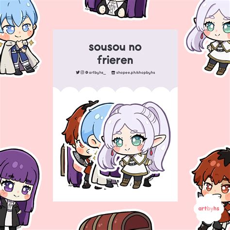 Frieren Vinyl Sticker Set Shopee Philippines