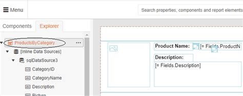 Adding Group Headers Subtotals—embedded Web Report Designer