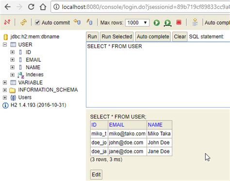 Spring Boot Embedded H2 Db Is Shown As Empty In External Sql Clients