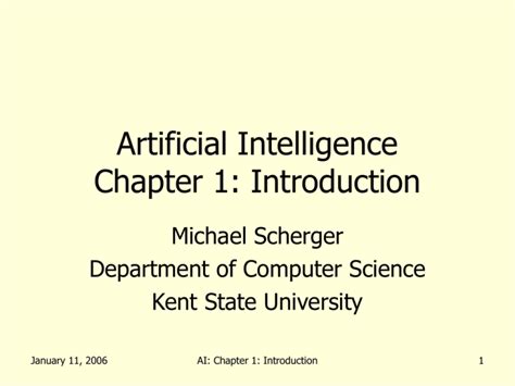 Artificial Intelligence: Introduction to AI Concepts