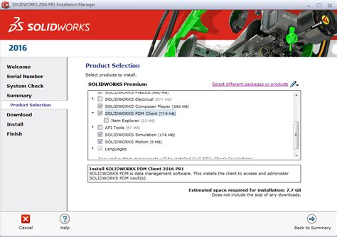 Solidworks 2016 Installation Manager