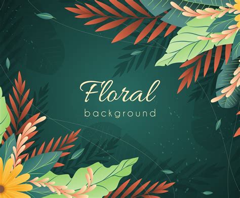 Tropical Green Concept Background