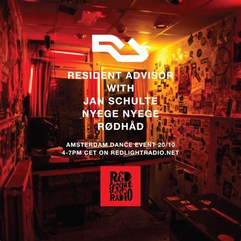 Rødhåd Live At Resident Advisor X Red Light Radio Ade 2017 Amsterdam 20 Oct 2017