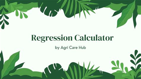 Free Regression Calculator For Accurate Data Analysis