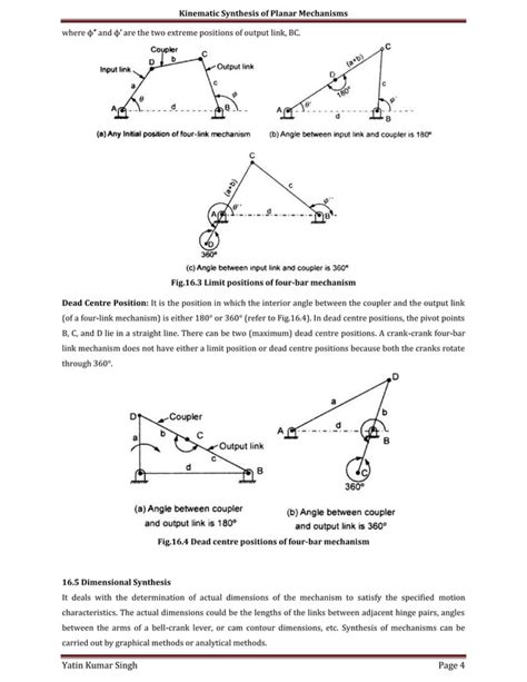 Kinematic Synthesis Pdf