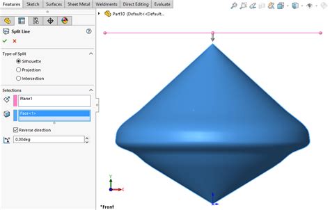 How To Use The Solidworks Split Line Tool