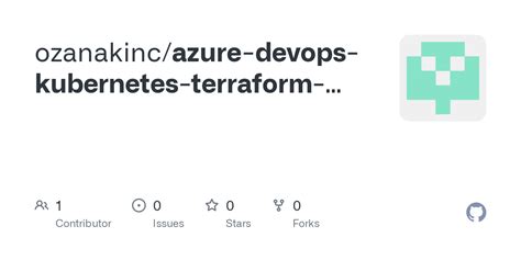 GitHub Ozanakinc Azure Devops Kubernetes Terraform Pipeline