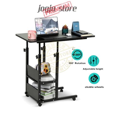 Jual Meja Laptop Meja Rak Belajar Kerja Lipat Adjustable Portable Rak Shopee Indonesia
