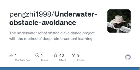 Github Pengzhi1998underwater Obstacle Avoidance The Underwater