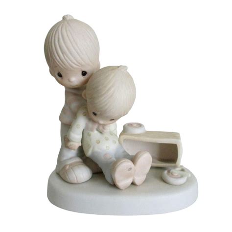 Precious Moments Figurine Love Lifted Me Vintage 1980 Jonathan