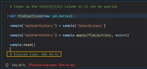 Add Previous Execution Time Next To Elapsed Time In Cell Microsoft Vscode Jupyter Discussion