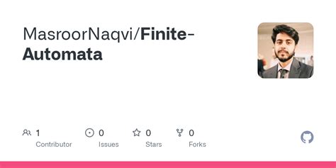 Github Masroornaqvifinite Automata